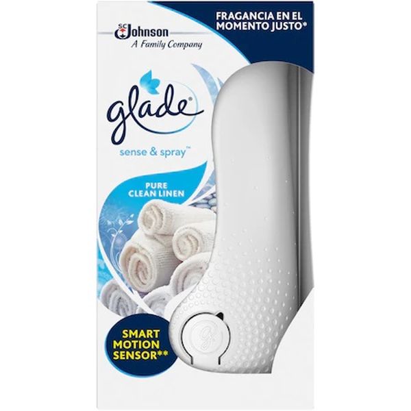 Glade Sense & Spray Aparat Odorizant pentru camera 18ml Pure Clean Linen - casaharnica.ro