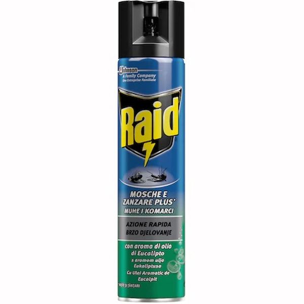 Raid Spray Muste Si Tantari Eucalipt 400 ml - casaharnica.ro