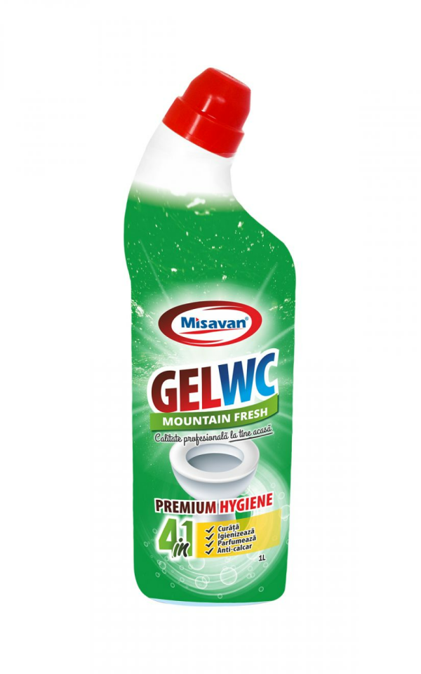 Misavan Gel Wc 1L 4In1 Mountain Fresh 1L - casaharnica.ro