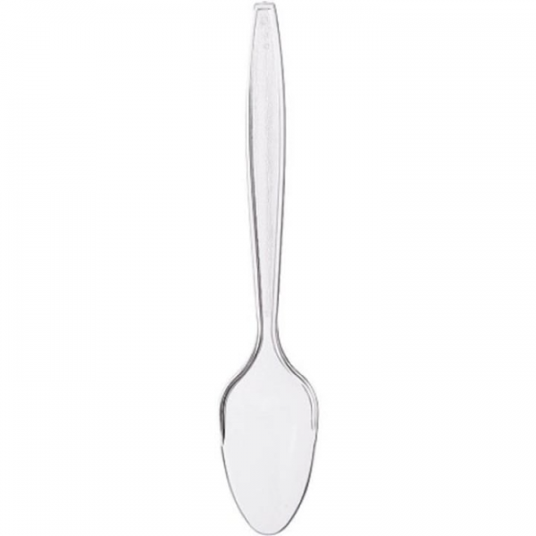 Lingurita Unica Folosinta Reutilizabila Transparenta 50Buc/set ...