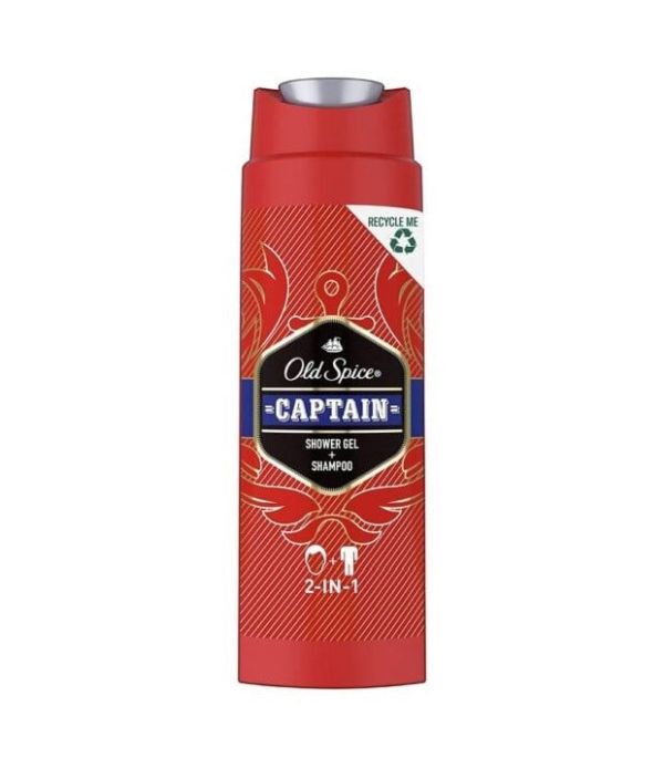 Old Spice Gel Dus 2in1 250ml Captain - casaharnica.ro